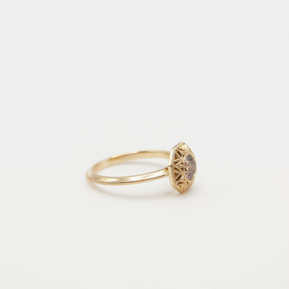 Champagne Diamond Frida Ring – Viviana Langhoff